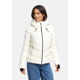 Marikoo Damen Winterjacke "Yukanii", wei&szlig;, Gr. XXL, Obermaterial: 100% Polyester. Futter: 100% Polyester. Wattierung: 100% Polyester. &Auml;rmelfutter: