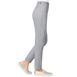 Inspirationen Damen Boyfriend-Hose, grau, Gr. 205, unifarben, 96% Baumwolle, 4% Elasthan, Hosen
