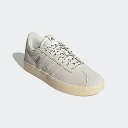 Sneaker adidas Sportswear "VL COURT 3.0", Herren, Gr. 39, sanftes wei&szlig;, sanftes wei&szlig;, ivory, Baumwolle, Leder, Textil, Schuhe Sneaker, inspiriert vom Design des adidas samba