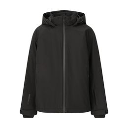 WHISTLER Jungen Skijacke "Montill jr.", schwarz, Gr. 140, mehrfarbig, 100% Polyester, Jacken, mit wasserdichter Membran