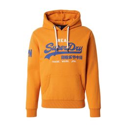Superdry & Co Sweatshirt 'CLASSIC' Herren Gr&ouml;&szlig;e L dunkelblau / orange / wei&szlig;