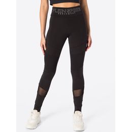 Plein Sport Leggings 'Statement' Damen Gr&ouml;&szlig;e 5XL grau / schwarz