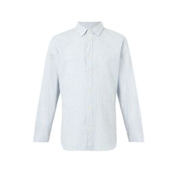 GAP Button Up Shirt male size S Light blue / White