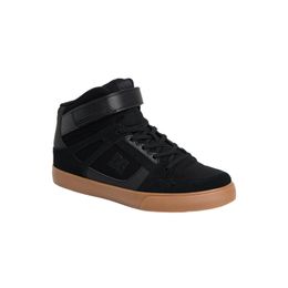 Sneaker DC Shoes "Pure High-Top EV", Kinder, Gr. 5(36), schwarz (schwarz, gum), Obermaterial:Obermaterial: Leder / Futter: Textil / Au&szlig;ensohle: Gummi;, Schuhe Sneaker