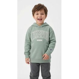 Kapuzensweatshirt Champion "COLLEGE Terry Hoodie Large Logo", Jungen, Gr. L (152/158), ige, Obermaterial: 82% Baumwolle, 18% Polyester, Sweatshirts, f&uuml;r Kinder, mit Kapuze, sportlicher Stil, weiches Material