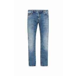 CAMP DAVID Herren Comfort-fit-Jeans, blau, Gr. 36, Abriebeffekte, Denim/Jeans, Material: 98% Baumwolle, 2% Elasthan, Zusatz: Enth&auml;lt nichttextile