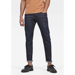 G-Star Raw G-STAR Herren Regular-fit-Jeans "3301 Straight Tapered", blau, Gr. 34, Denim/Jeans, Obermaterial: 79% Baumwolle, 19% Polyester, 2% Elasthan, Jeans