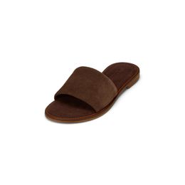 Marc O'Polo Sandale MARC O'POLO "aus weichem Velours-Rindleder", Herren, Gr. 41, burnt coffee, Obermaterial: 100% Leder (Rind), unifarben, Schuhe Sandale