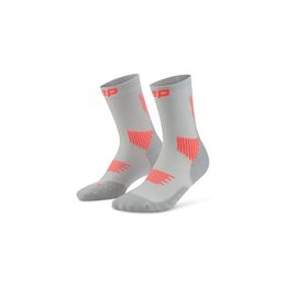 CEP Core Run Mid Cut Socks Bekleidung Damen grau S
