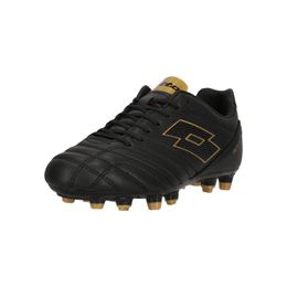 Fu&szlig;ballschuh Lotto "Stadio 705", Herren, Gr. 38,5, schwarz, goldfarben, Polyurethane, Schuhe Fu&szlig;ballschuh, f&uuml;r festen Untergrund und Naturrasen