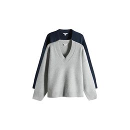 The Set Sweater female Blue, Grey size L