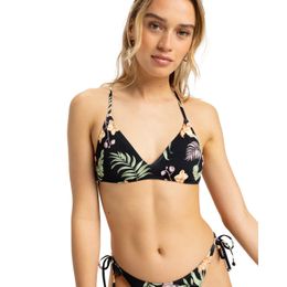 Bandeau-Bikini-Top Roxy "Pt Beach Classics", Gr. XS, Cup B, schwarz, Obermaterial: 85% Microfaser, 15% Elasthan;, Bikini-Oberteile