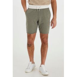 Sweatshorts Blend "BHJulio", Herren, Gr. XL, US-Gr&ouml;&szlig;en, dusty olive gr&uuml;n, Sweatware, 75% Baumwolle, 25% Polyester, unifarben, regular fit kurz, Hosen Sweatshorts, Kurze Hose mit kontrastfarbenen Bund