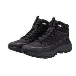 Jack Wolfskin Herren Wanderschuh "WILD HIKE TEXAPORE MID M", Gr. 47schwarz, Synthetik, Schuhe, wasserdicht, Trekkingschuh
