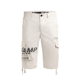 CAMP DAVID Skater Shorts mit Logo Prints Herren Gr&ouml;&szlig;e 42 kitt