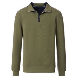 Sweatshirt Casamoda "Casamoda Sweattroyer uni", Herren, Gr. 3XL, gr&uuml;n, 95% Baumwolle, 5% Elasthan, Sweatshirts Sweatshirt