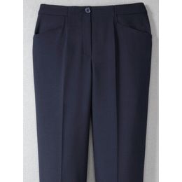 COME ON Damen Webhose, blau, Gr. 20, unifarben, 53% Polyester, 43% Schurwolle, 4% Elasthan, Hosen