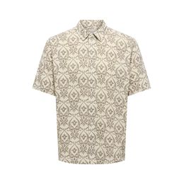 Only & Sons Only & Sons Hemd 'ONSSEA' Herren Gr&ouml;&szlig;e M oliv / offwhite