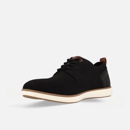 Wrangler Herren Sneaker "WHESLEY MEN LOW", Gr. 42, schwarz, Synthetik, Textil, Schuhe