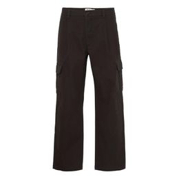 !Solid Cargohose SOLID "Cargohose SDNait", Herren, Gr. M, N-Gr, schwarz (true schwarz), Obermaterial: 97% Baumwolle CO. 3% Elasthan EL., Hosen Cargohose