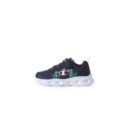 Champion M&auml;dchen Sneaker "FUN-F PRINT U PS", Gr. 30nava, multi, Synthetik, Schuhe, mit cooler Blinkfunktion