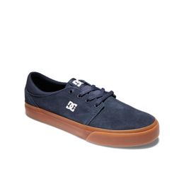 Sneaker DC Shoes "Trase Sd", Herren, Gr. 11(44,5), blau (navy, gum), Obermaterial:Obermaterial: Leder [Kuh] / Futter: Textil / Au&szlig;ensohle: Gummi;, Schuhe Sneaker