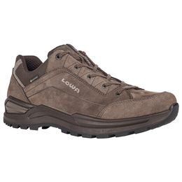 Wanderschuh Lowa "RENEGADE EVO GTX LO", Damen, Gr. 44,5, espresso, schwarz, Leder, Textil, Schuhe Wanderschuh, wasserdicht dank Gore-Tex Membrane, mit Vibram Sohle