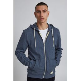 Kapuzensweatjacke Blend "BHNoah", Herren, Gr. L, ensign blau, Sweatware, 60% Baumwolle, 40% Polyester, unifarben, regular fit normal, ohne Ausschnitt, Rippb&uuml;ndchen, Sweatjacken, Stilvolle Kapuzensweatjacke mit Taschen