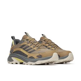 Merrell Herren Wanderschuh "MOAB SPEED 2 GORE-TEX", Gr. 45, braun, Synthetik, Schuhe, wasserdicht dank Gore-Tex Membrane