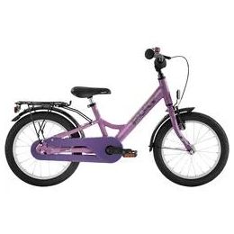 Kinderfahrrad Puky "YOUKE 16 Alu" Gr. 25, lila (perky lila), Fahrr&auml;der, Kinder, 25,4cm, ab 4 Jahren, 16 Zoll