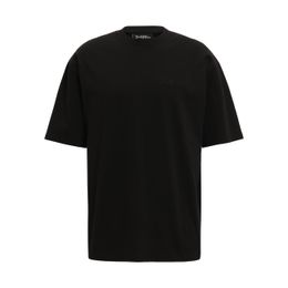 DROPSIZE Herren T-Shirt "Dropsize Herren Heavy Oversize Embo T-Shirt"schwarz, Gr. XL, bedruckt, 100% Baumwolle, Shirts