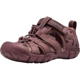 Sandale Keen "SEACAMP II CNX", M&auml;dchen, Gr. 29, braun (mauve), Synthetik, Schuhe Sandale