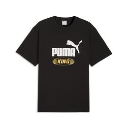 Puma Damen T-Shirt "FUTURE.Puma.ARCHIVE King Relaxed T-Shirt Erwachsene"schwarz, Gr. 4XL, Obermaterial: 100% Baumwolle; Rippe: 20% Polyester, 80%