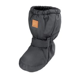 Winterstiefel MaxiMo, M&auml;dchen, Gr. 21/22, grau (anthrazit), Obermaterial: 100% Polyester, unifarben, Schuhe Winterstiefel, w&auml;rmend, wasserabweisend, rutschfeste Sohle, Klettverschluss, PU-Sohle