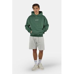 Kapuzensweatshirt Pegador "COLNE LOGO OVERSIZED HOODIE", Herren, Gr. S, gr&uuml;n (washed solid gr&uuml;n warm wei&szlig;), Sweatware, Obermaterial: 80% Baumwolle, 20% Polyester, bedruckt, oversize normal, Rundhals, Rippb&uuml;ndchen, Sweatshirts, Baumwollmischung, oversize