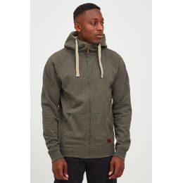 Kapuzensweatjacke Blend "BHSpeedy", Herren, Gr. L, gr&uuml;n (ivy gr&uuml;n), Sweatware, 60% Baumwolle, 40% Polyester, unifarben, regular fit normal, ohne Ausschnitt, Raglan&auml;rmel Rippb&uuml;ndchen, Sweatjacken, Stilvolle Kapuzensweatjacke mit hochabschlie&szlig;endem Kragen