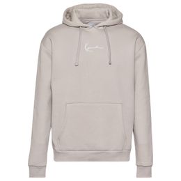 Kapuzensweatshirt Karl Kani "Karl Kani Unisex", Herren, Gr. L, light grau, 80% Baumwolle, 20% Polyester, Sweatshirts