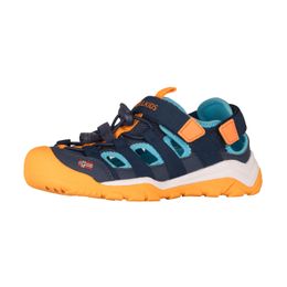 Outdoorsandale Trollkids "KIDS KRISTIANSAND SANDAL XT", Kinder, Gr. 32, blau (alpine blau, pool blau, sahara sunset), Synthetik, Textil, mehrfarbig, Schuhe Outdoorsandale