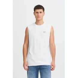 Blend Herren Tanktop "BHFlox"snow wei&szlig;, Gr. XXL, bedruckt, Single Jersey, 100% Baumwolle, Tops, L&auml;ssiges Tanktop mit Rippb&uuml;ndchen