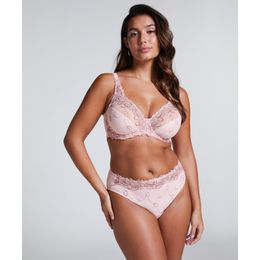 Hunkem&ouml;ller HUNKEM&Ouml;LLER Damen Slip "Hochgeschnittener Slip Diva", Gr. XLrosa, 73% Polyamid, 14% Elasthan, 13% Polyester, Unterhosen