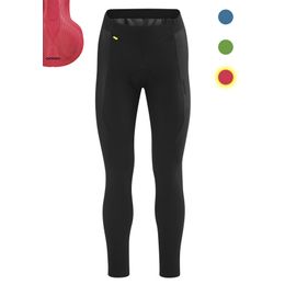 Gonso Damen Fahrradhose "Sitivo Tight W", rot, Gr. 38, 57% Polyamid, 28% Polyester, 15% Elasthan, Hosen, Damen Radhose mit innovativem Sitzpolster,