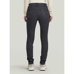 G-Star Raw G-STAR Damen 5-Pocket-Jeans "3301 Skinny Jeans", schwarz, Gr. 23, Obermaterial: 91% Baumwolle, 8% Elastomultiester, 1% Elasthan, Jeans