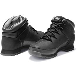 Schn&uuml;rboots Timberland "EURO SPRINT - MID LACE BOOT", Herren, Gr. 47,5, grau (schwarz, anthrazit), Leder, Schuhe Schn&uuml;rboots, Winterstiefel, Schn&uuml;rstiefel, Winterschuhe