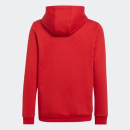 M&auml;dchen Kapuzensweatshirt "ENT22 HOODY Y", rot, Gr. 128, adidas Performance, bestickt, Obermaterial: 70% Baumwolle, 30% Polyester, Sweatshirts