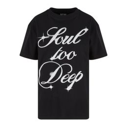 Karl Kani Damen T-Shirt "Karl Kani KK Woven Signature Os Print Tee"schwarz, Gr. XS, bedruckt, 100% Baumwolle, Shirts