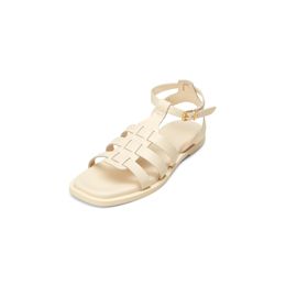 Marc O'Polo Sandale MARC O'POLO "aus edlem Rindleder", Damen, Gr. 40, beige (m197), Obermaterial: 100% Leder (Rind), unifarben, Schuhe Sandale