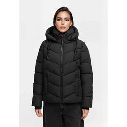 Marikoo Damen Winterjacke "Sahnemausii", schwarz, Gr. L, Obermaterial: 100% Polyester. Futter: 100% Polyester. Wattierung: 100% Polyester.