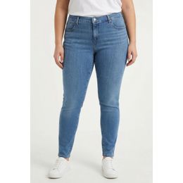 LEVI'S&reg; PLUS Skinny-fit-Jeans LEVI'S PLUS "311 PL SHAPING SKINNY *D", Damen, Gr. 20 (52), L&auml;nge 32, smudged line, Denim/Jeans, Obermaterial: 80% Baumwolle, 14% Polyester, 6% Elasthan, skinny fit kn&ouml;chellang, Jeans, figurformend mit Stretch