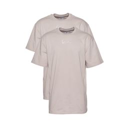 Karl Kani Herren T-Shirt "Karl Kani Herren"light grau, Gr. M, unifarben, 100% Baumwolle, Shirts