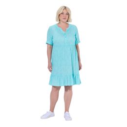 Ulla Popken Kleid Damen Gr&ouml;&szlig;e 58/60 aqua Winterkleid